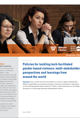 Global Symposium on Technology-facilitated Gender-based Violence | Wilson Center